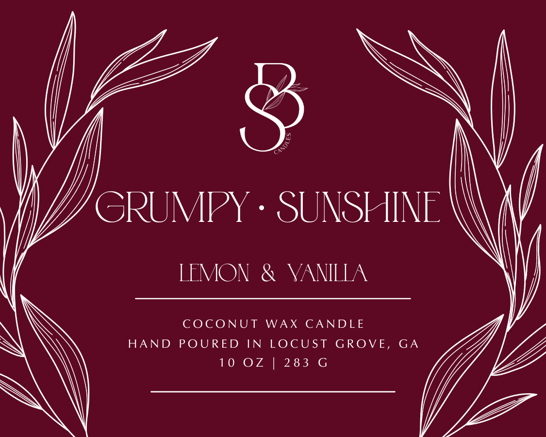 Grumpy Sunshine Trope Candle – The Bright Side Candles